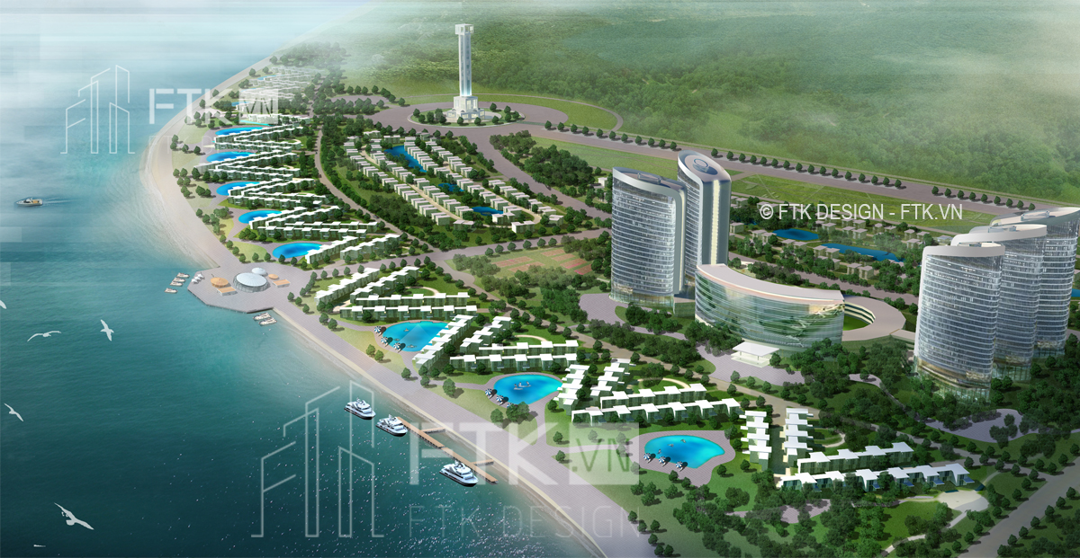 Thiết kế quy hoạch Resort LOHAS - Thành phố biển - FTK DESIGN